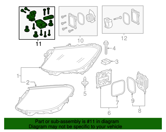 2014-2021 Mercedes-Benz Repair Kit 222-820-11-14 | MB OEM Parts