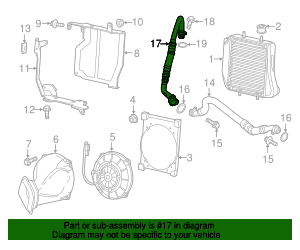 204-270-13-96 - Engine Oil Cooler Hose Assembly 2008-2012 Mercedes-Benz ...