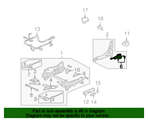 Original Adjust Motor for 2001-2003 Acura | OEM Part# 90109-S3M-003 ...