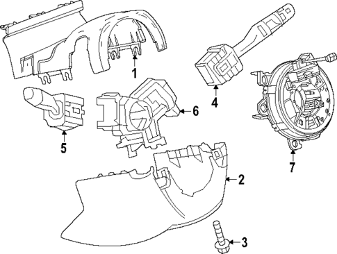 Shroud, Switches & Levers for 2025 Chevrolet Equinox | GMPartsDirect.com