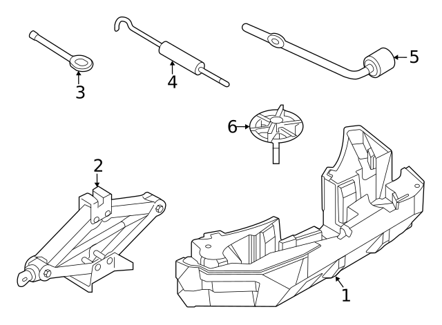 2018-2023 Genesis Jack Assembly 09110-B1100 | OEM Parts Online