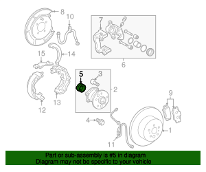2002-2011 Lexus Sensor Ring 89544-48010 | OEM Parts Online