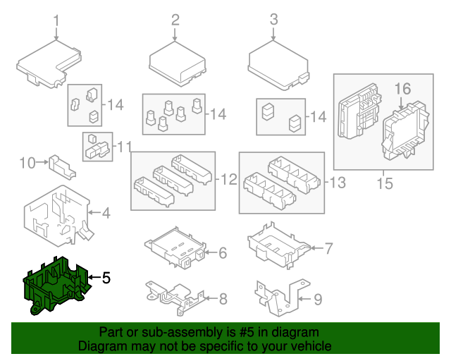 2017-2021 Nissan Armada Lower Cover 24382-1LA1B | OEM Parts Online