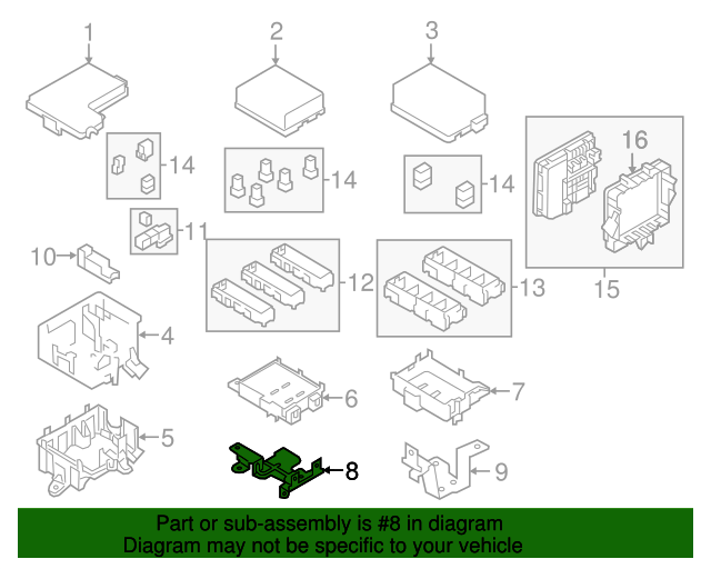 2021 Nissan Armada Mount Bracket 24230-6JR0A | TascaParts.com