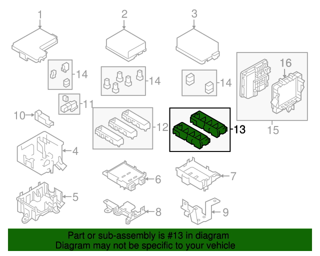 2020-2023 Nissan Armada Holder 24388-6GX0A | Nissan Parts Plus