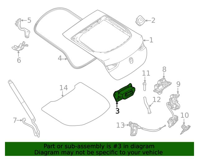 167-750-03-00 - Lift-Gate Bump Stop 2021-2023 Mercedes-Benz | Mercedes ...