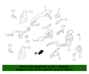 81326-K0000 - Latch Assembly Connector 2020-2023 Kia Soul | Kia.Parts Store