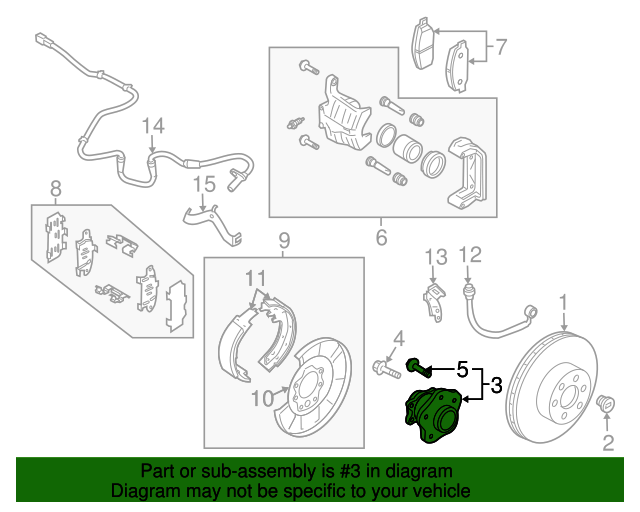 43202-4BA0A - Hub Assembly 2008-2022 Nissan | Nissan Parts ...