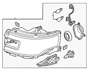 2013-2019 Ford Flex Composite Assembly DA8Z-13008-A | OEM Parts Online