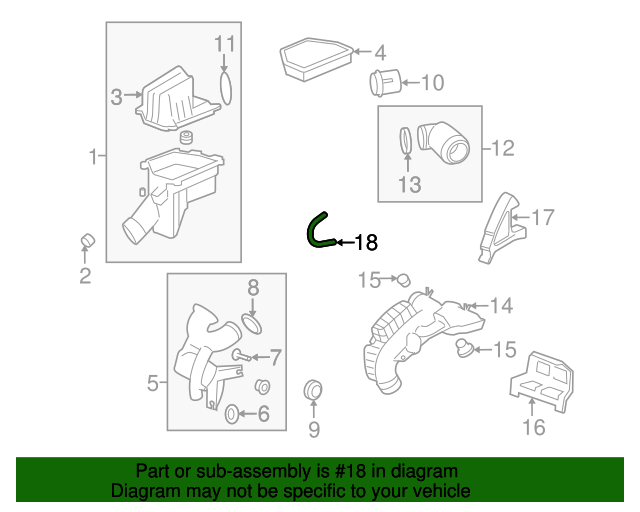 12608343 Hose - New OEM Part From GM Parts Direct | GM Parts Store