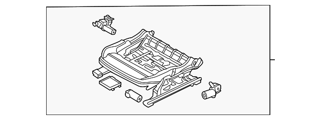 88500-L3040 - Seat Adjuster - 2021-2022 Kia K5 | Kia Auto Parts