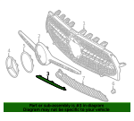 177-888-13-00-64 - Center Molding Trim 2019-2023 Mercedes-Benz ...