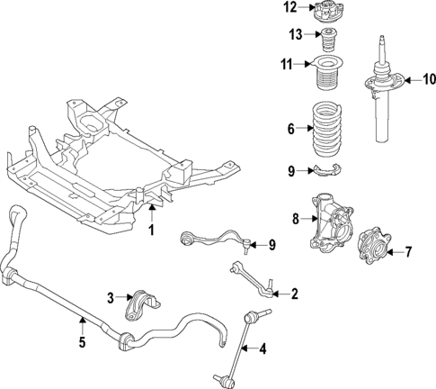 Front Suspension for 2021 BMW 430i xDrive | BMW Direct Parts