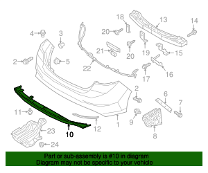 2017-2018 Hyundai Elantra Lower Cover 86612-F2000 | OEM Parts Online