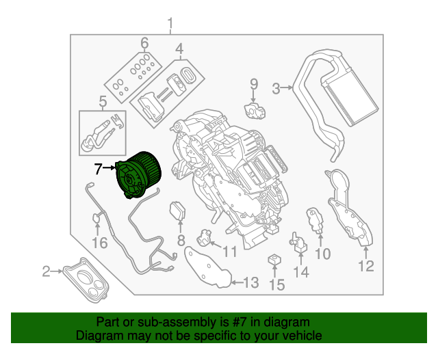 LR035687 - Blower Motor 2013-2023 Land Rover | AutoNationParts.com