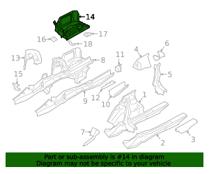 41-00-9-626-541 - Floor Extension 2019-2024 BMW | AutoNationParts.com