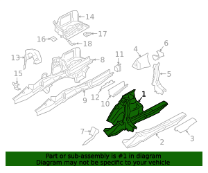 41-00-7-487-213 - Inner Wheelhouse | Buy BMW Parts Now