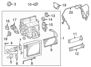 87106-30550 - HVAC Blend Door Actuator - 2013-2023 Lexus | DiscMonster
