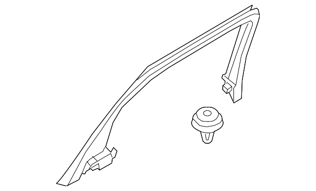 31407562 - Window Trim - 2018-2020 Volvo XC60 | Volvo OEM Parts Direct