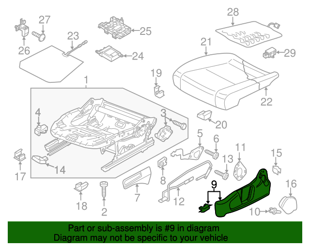 2012-2015 Volkswagen Passat Side Cover 561-881-313-A-92W | OEM Parts Online