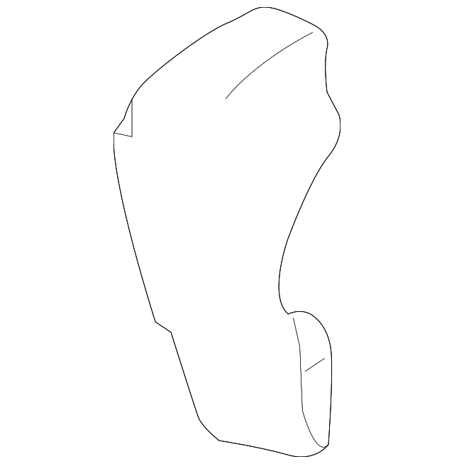 2014-2019 GM Jet Black Rear Driver Side Seat Inner Hinge Finish Cover ...