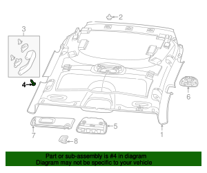 2014-2024 Mopar Body D-Pillar Trim Panel Screw 68175335AA | Mopar Parts ...