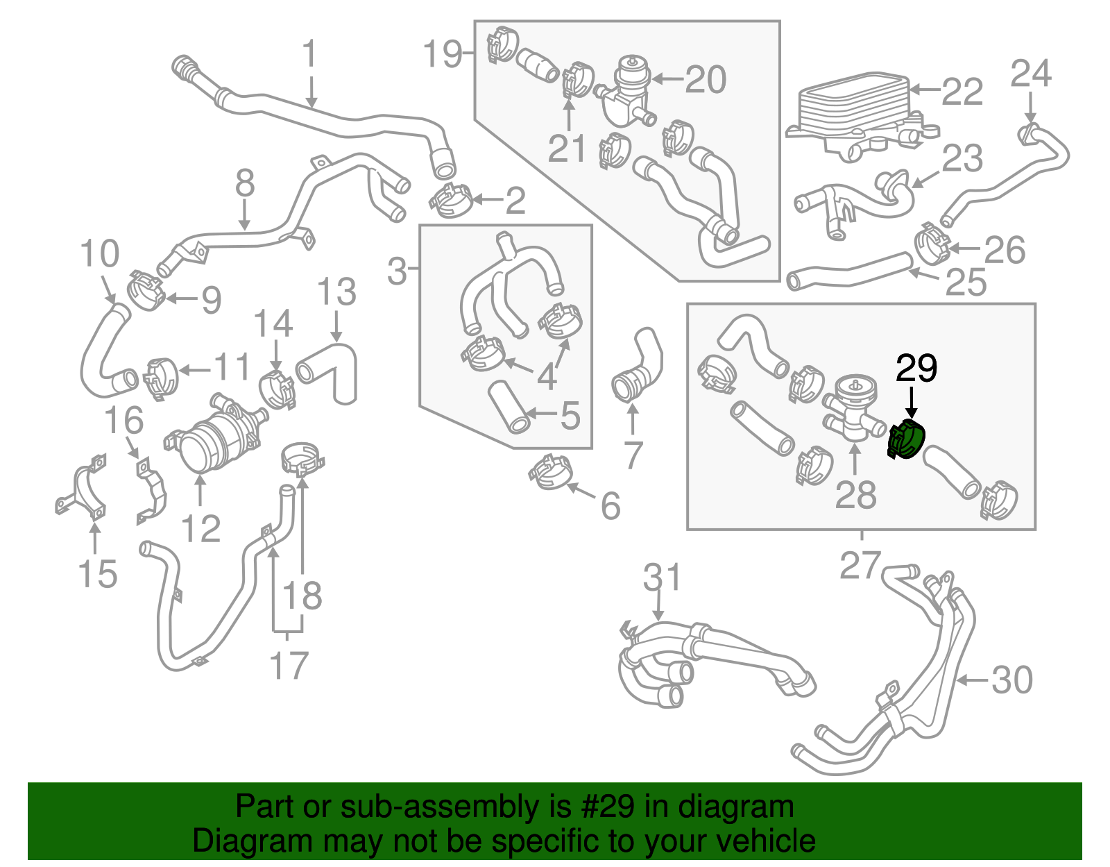 2011-2014 Porsche Vacuum Valve Clamp 958-106-605-00 | Sunset Porsche Parts