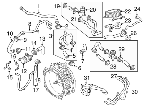 Hoses & Lines for 2011 Porsche Cayenne | Sunset Porsche Parts
