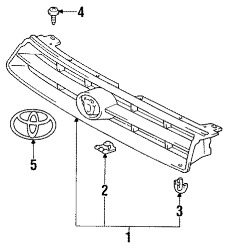Genuine OEM Toyota Grilles Parts | Toyota Parts
