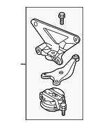 2003-2009 Audi Automatic Transmission Mount 8E0-399-105-JD | Genuine ...