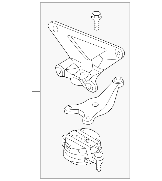 2003-2009 Audi Automatic Transmission Mount 8E0-399-105-JD | Genuine ...
