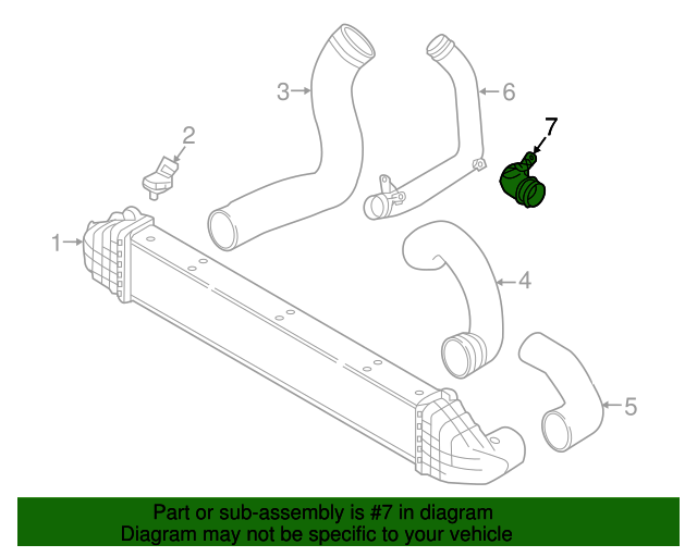 31375479 - Air Pipe - 2016 Volvo XC70 | Volvo OEM Parts Direct