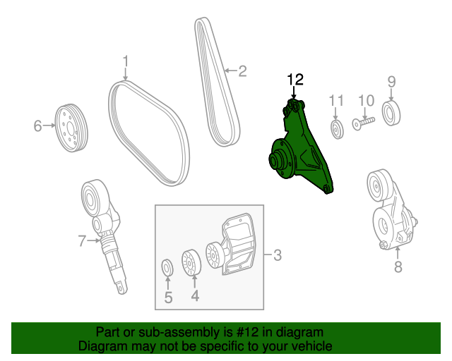 2010-2021 Mercedes-Benz Bearing Assembly 642-200-03-00 | MB Parts Center