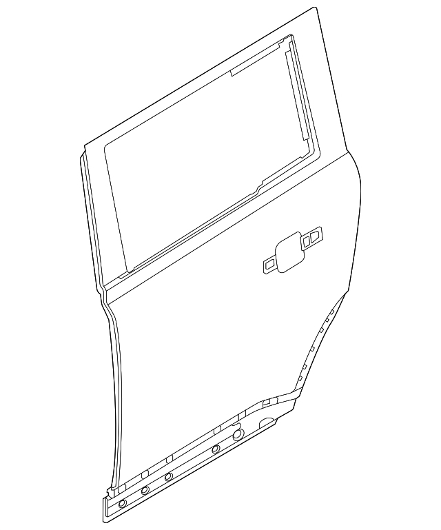 Genuine OEM Door Shell Part# LR131381 Fits 2020-2023 Land Rover: Up To ...