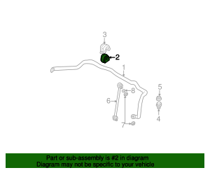 Genuine BMW 31-35-1-097-021 | Stabilizer Bar Bushing | FREE Shipping on ...