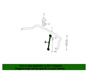 Genuine BMW 31-35-6-750-703 | Stabilizer Link | FREE Shipping on Most ...