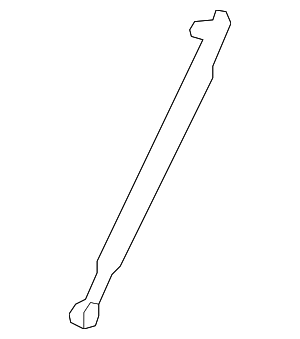 2007-2014 GM Passenger Side Rear Bumper Impact Bar Brace 20899964 GM ...