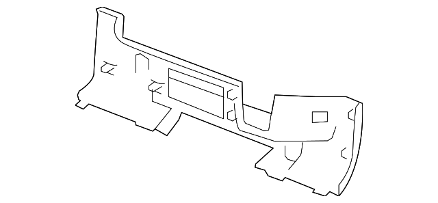 2007-2014 GM Black Rear Bumper Step Center Pad 15284310 GM ...