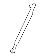 2007-2014 GM Passenger Side Rear Bumper Impact Bar Brace 20899964 GM ...