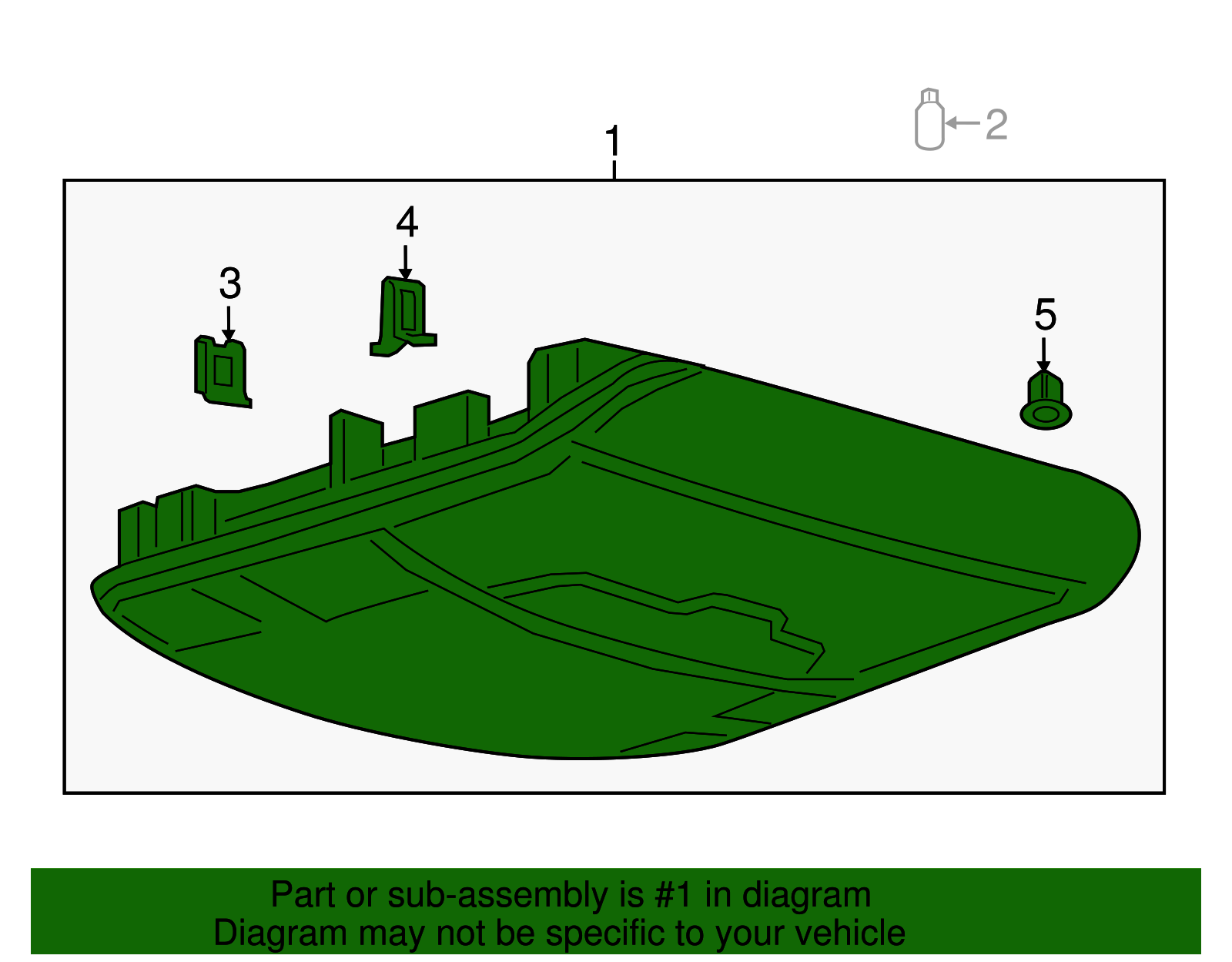 OEM Ford Overhead Console For 2021 Ford Expedition - Part No. DS7Z ...