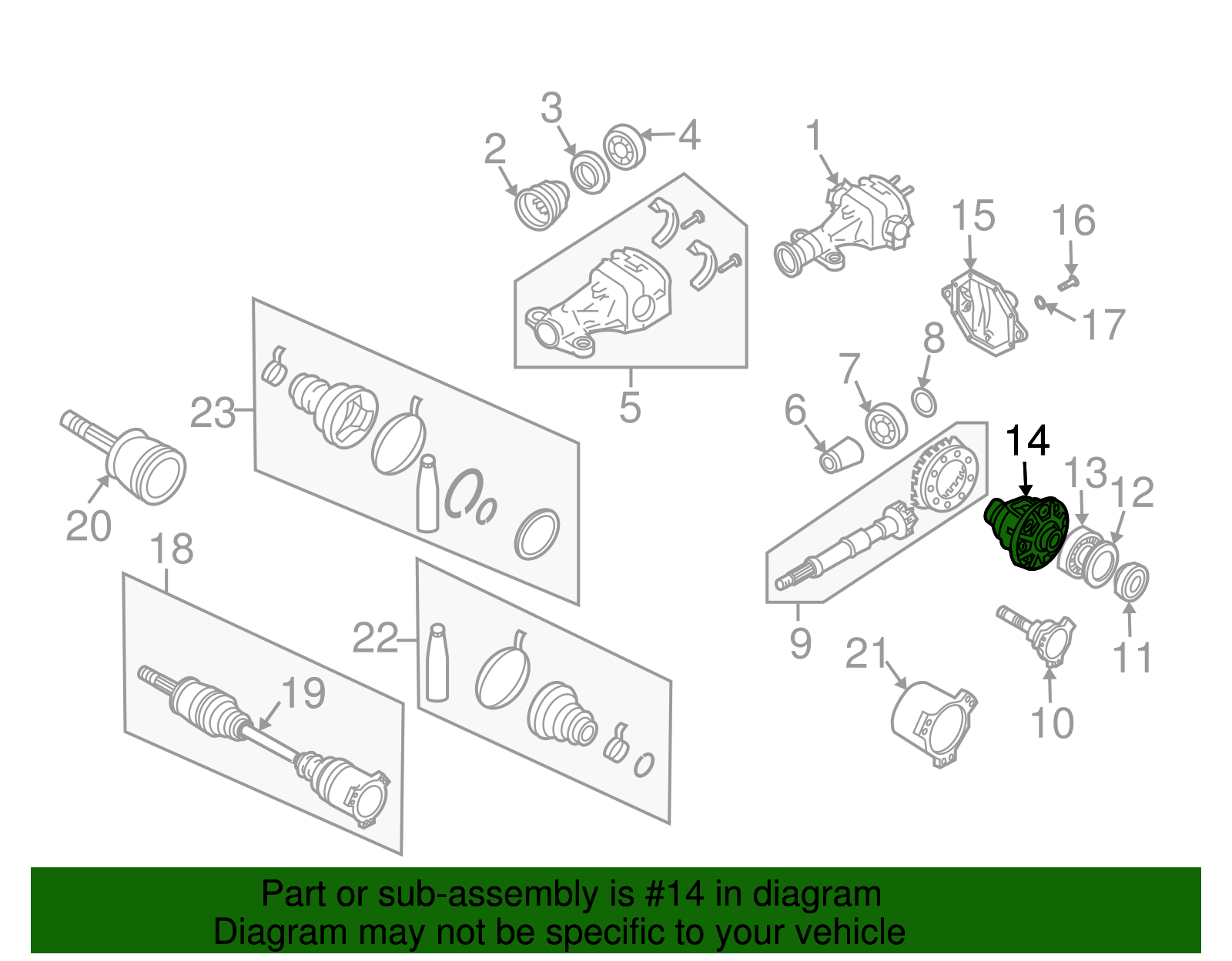 2003-2020 Nissan Differential Case 38410-2C500 | Boro Nissan Parts