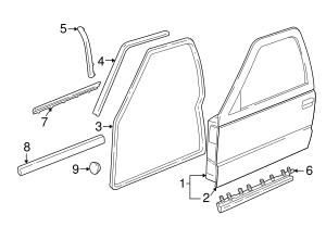 2001-2004 GM Hole Cover 15672157 | GMPartsDirect.com