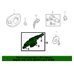 2008-2015 Nissan Armada Combo Switch 25560-9GA5A | TascaParts.com