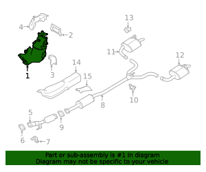 208A2-6CE0D - Catalytic Converter 2019-2021 Nissan Altima | Nissan ...