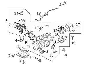 KB3Z-3254-B - Differential Pinion Seal 2019-2024 Ford | Ford Parts Direct