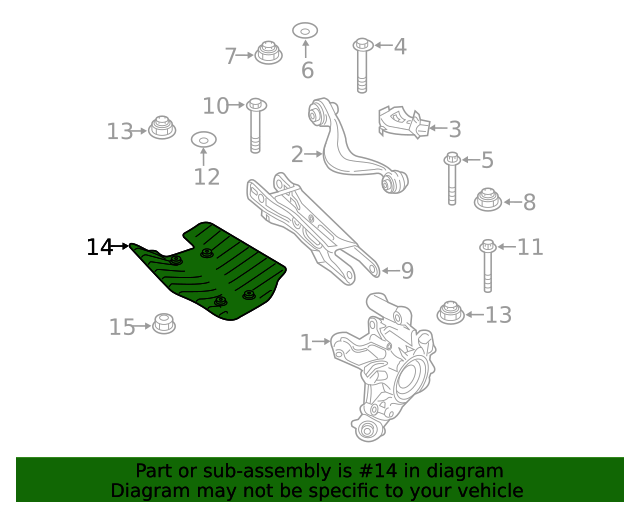 33-30-6-861-143 - Lower Shield - 2020-2021 BMW | Buy BMW Parts Now