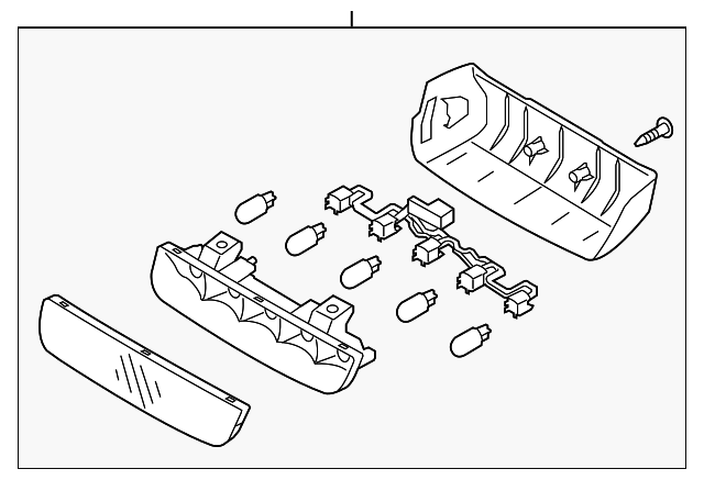 92701-2K000 - High Mount Lamp 2010-2013 Kia Soul | Kia.Parts Store