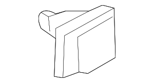 87759-3V000 - Rocker Molding Rear Clip 2012-2022 Hyundai | Group 1 Auto ...