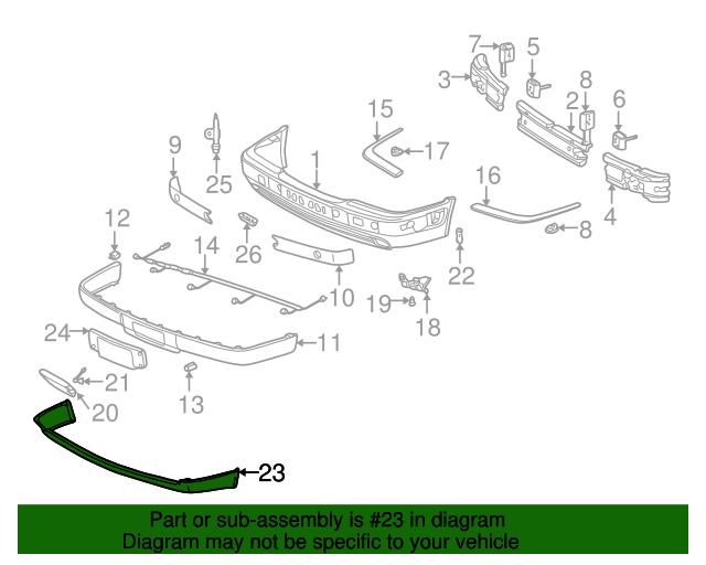 210-885-07-25 - Lower Panel 1996-1999 Mercedes-Benz | Mercedes-Benz USA ...