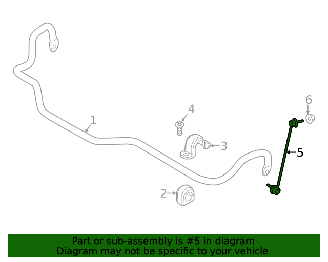 Genuine BMW 31-35-6-886-035 | Suspension Stabilizer Bar Link Kit | FREE ...